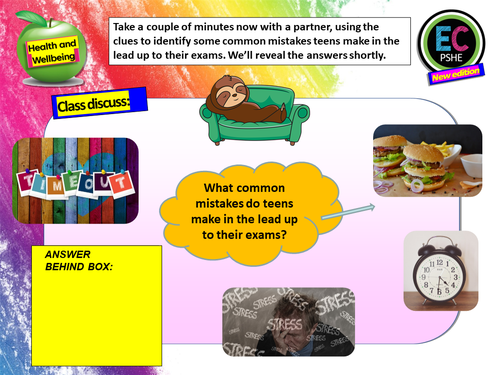 Stress Management + Exam Stress PSHE | Teaching Resources