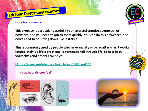 Stress Management + Exam Stress PSHE | Teaching Resources
