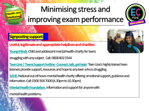 Stress Management + Exam Stress PSHE | Teaching Resources