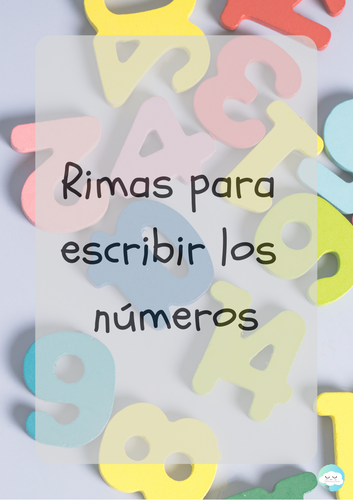 Rimas para escribir los números - Posters | Teaching Resources