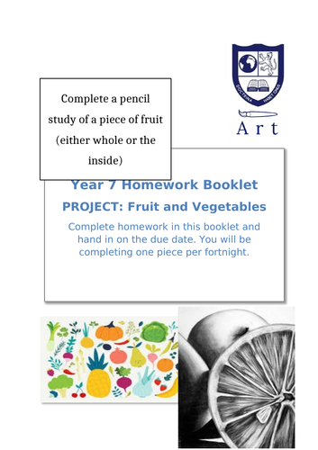 Art homework booklets | Teaching Resources