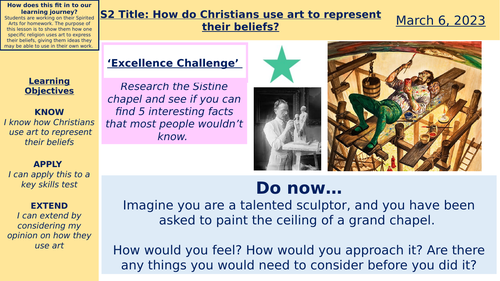 Spirituality & Art: Complete Unit (RE/RS) | Teaching Resources