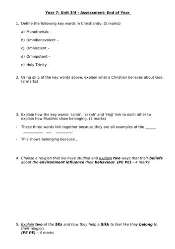 Spirituality & Art: Complete Unit (RE/RS) | Teaching Resources