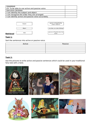 Lost Happy Endings - Twisted Tales | Teaching Resources