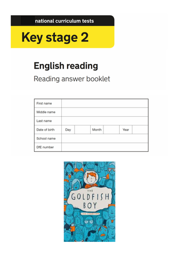 Goldfish Boy SATs style reading questions | Teaching Resources