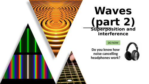 OCR A level WAVES- Interference, stationary waves, harmonics | Teaching Resources