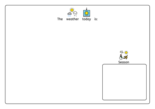 Morning Routine Weather Interactive Display | Teaching Resources