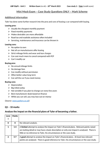 LIBF DipFS U3 Re-sit MAR 2023: CS2 - PREMIUM Bundle | Teaching Resources