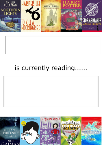 Currently Reading Book Poster - Staff | Teaching Resources