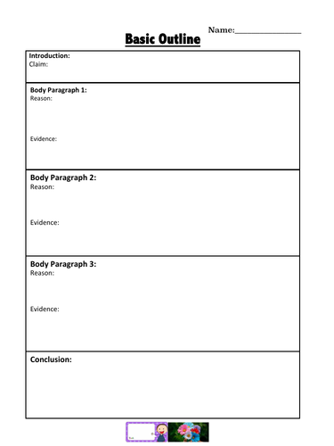 Argumentative Writing Graphic Organizer | Teaching Resources