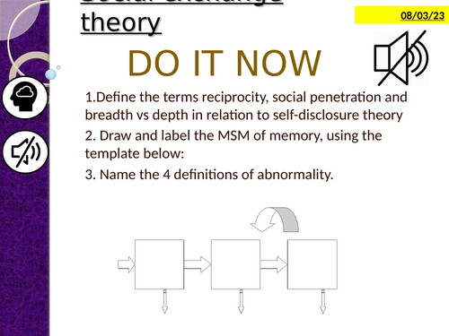 *RELATIONSHIPS WHOLE TOPIC AQA PSYCHOLOGY PAPER 3* | Teaching Resources