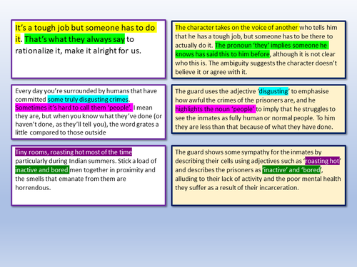 Edexcel English 2.0 Paper 2 Q6 | Teaching Resources