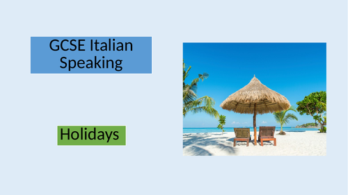 Italian GCSE Speaking bundle | Teaching Resources
