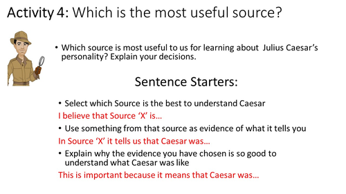 Source Analysis: What type of leader was Julius Caesar? | Teaching ...