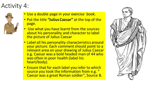 Source Analysis: What type of leader was Julius Caesar? | Teaching ...