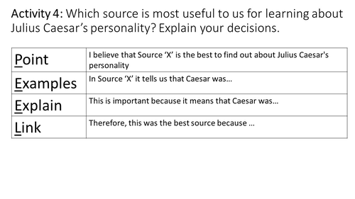 Source Analysis: What type of leader was Julius Caesar? | Teaching ...