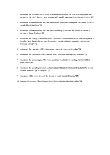 OCR GCSE DRAMA | Teaching Resources