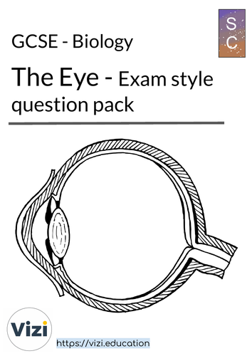 GCSE - Biology - The Eye - workbook and exam question pack | Teaching ...