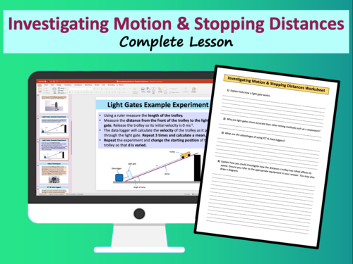 Investigating Motion & Stopping Distances - A Level Physics | Teaching ...