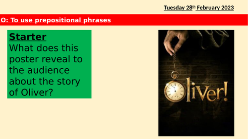 Oliver Twist English Writing - KS2 | Teaching Resources