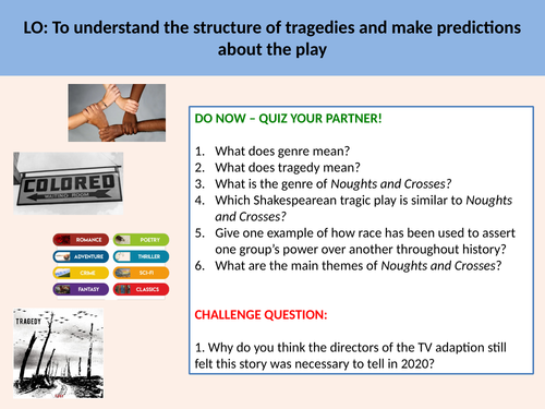 Noughts and Crosses SOL: Writing a play | Teaching Resources