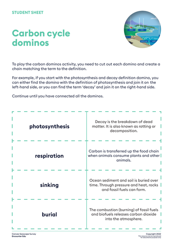 Ocean & Climate KS3 Carbon cycle | Teaching Resources