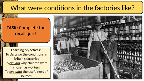 5. What were factory conditions like in the Industrial Revolution ...