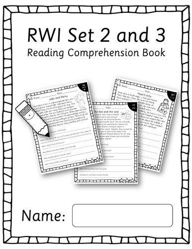 RWI Reading Comprehension Book for Set 2 and Set 3 phonics sounds ...