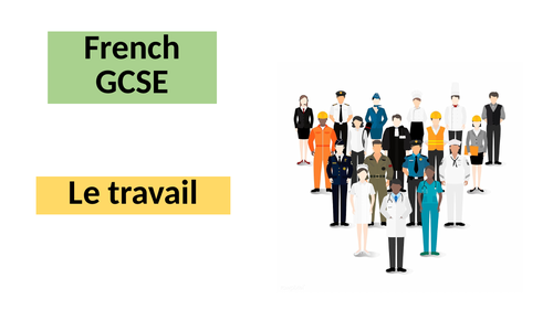 French GCSE jobs review + reading tests | Teaching Resources