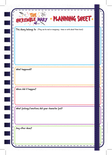 The Incredible Diary Of Creative Writing Resources for 5-11 Year-Olds ...