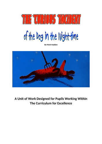 Curious Incident of the Dog in the Nighttime FULL UNIT with essay plan ...