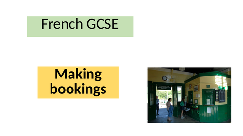 French GCSE - Holidays/ bookings | Teaching Resources