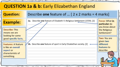 Early Elizabethan England Revision - Exam Technique & Past GCSE ...