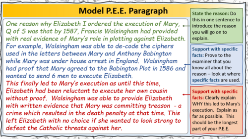 Early Elizabethan England Revision - Exam Technique & Past GCSE ...