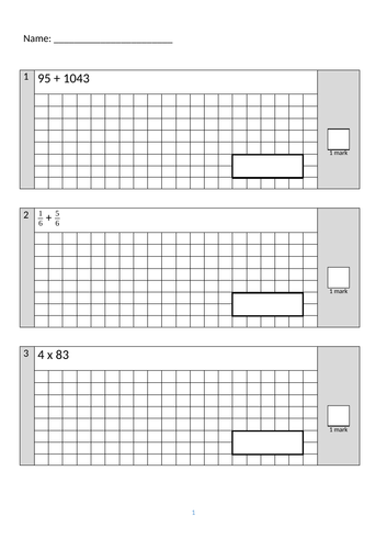 Year 6 Arithmetic Practice Papers based on 2018 | Teaching Resources
