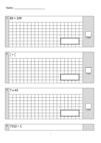 Year 6 Arithmetic Practice Papers based on 2018 | Teaching Resources