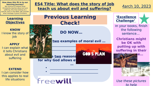 Evil & Suffering: Complete Unit (RE/RS) | Teaching Resources