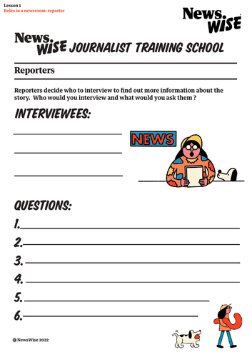 Lesson 1- Writing a newspaper report | Teaching Resources