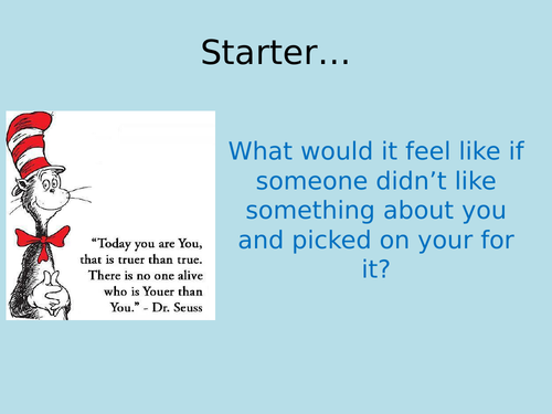 Lesson about bullying | Teaching Resources