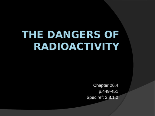 Nuclear Physics: Radioactivity | Teaching Resources
