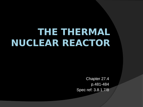 Nuclear Physics: Nuclear Energy | Teaching Resources