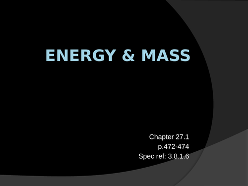 Nuclear Physics: Nuclear Energy | Teaching Resources