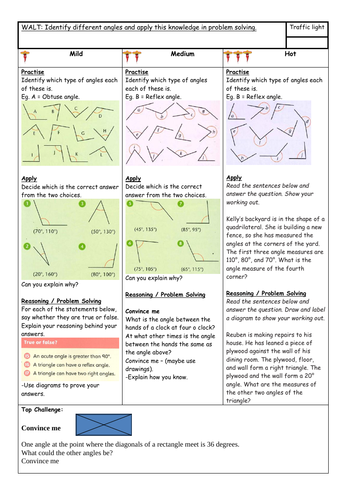 Year 5 Maths Angles | Teaching Resources