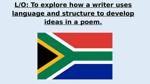 Around the World Poetry SoW Year 8 | Teaching Resources