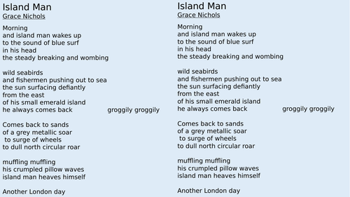 Around the World Poetry SoW Year 8 | Teaching Resources