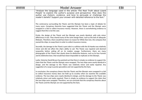 Conspiracy Theories - English Language GCSE | Teaching Resources