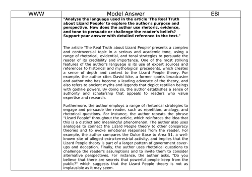 Conspiracy Theories - English Language GCSE | Teaching Resources