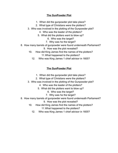 Ideas and activities for Guy Fawkes/Gunpowder Plot/Bonfire Night ...