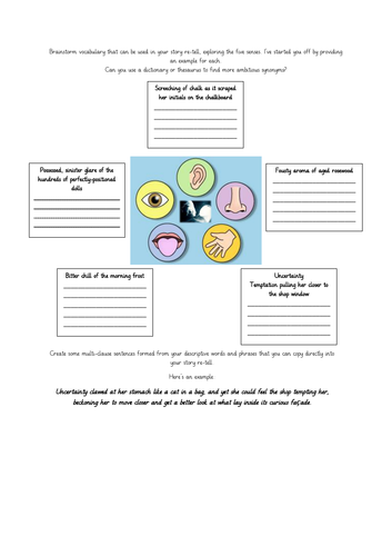 Alma writing pack - ready made worksheets & modelled text aimed at Year ...