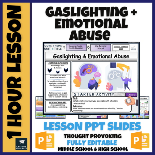 Gaslighting + Emotional Abuse | Teaching Resources